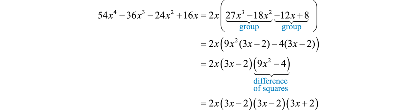 Factor By Grouping Factor By Grouping X 3