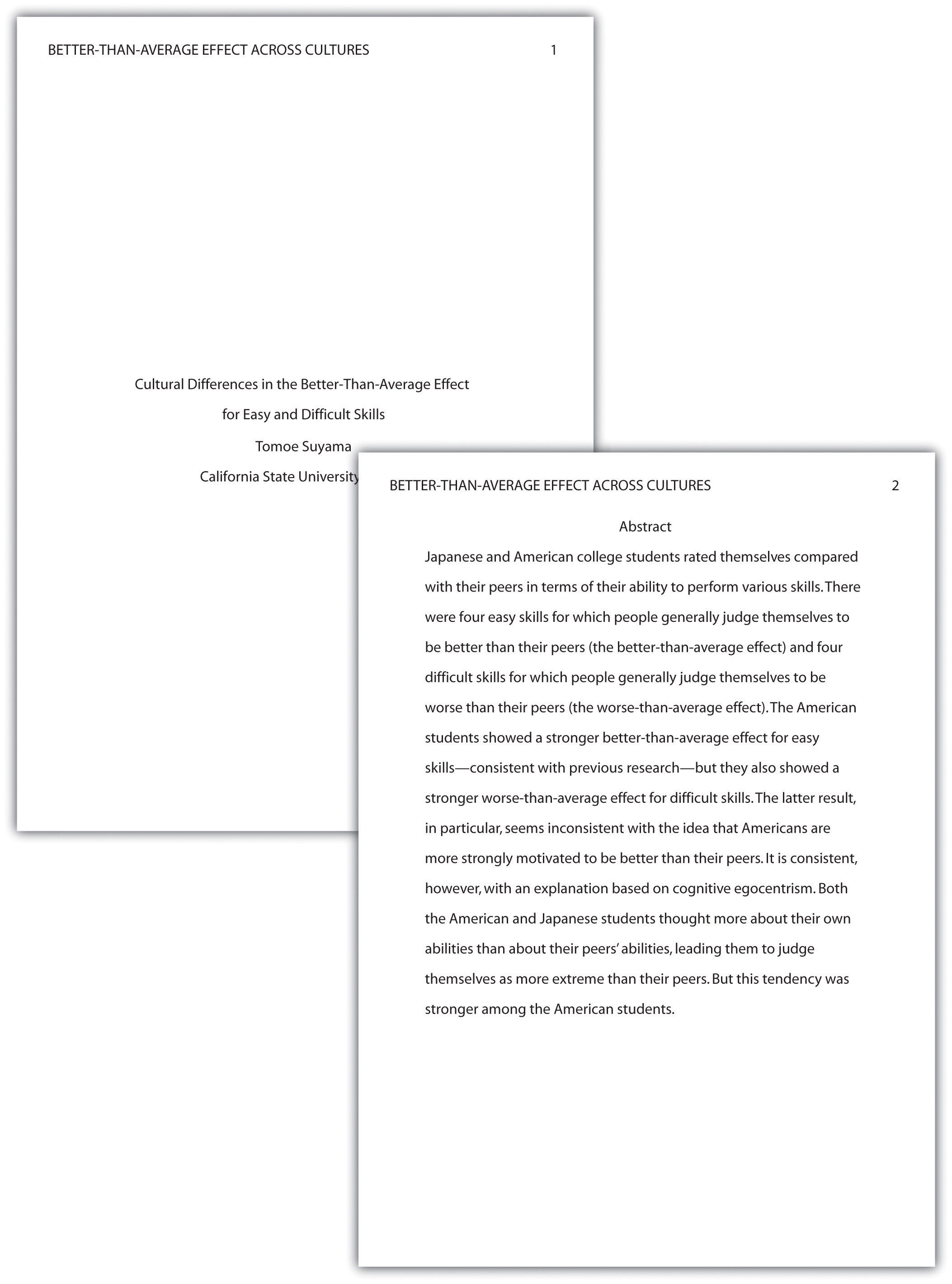 Writing A Research Report In American Psychological Association APA Style Writing A Research Report In American Psychological Association APA Style
