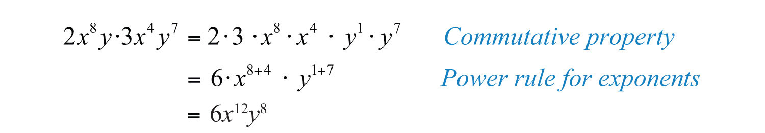 Adding Coefficients With Exponents Slide Course