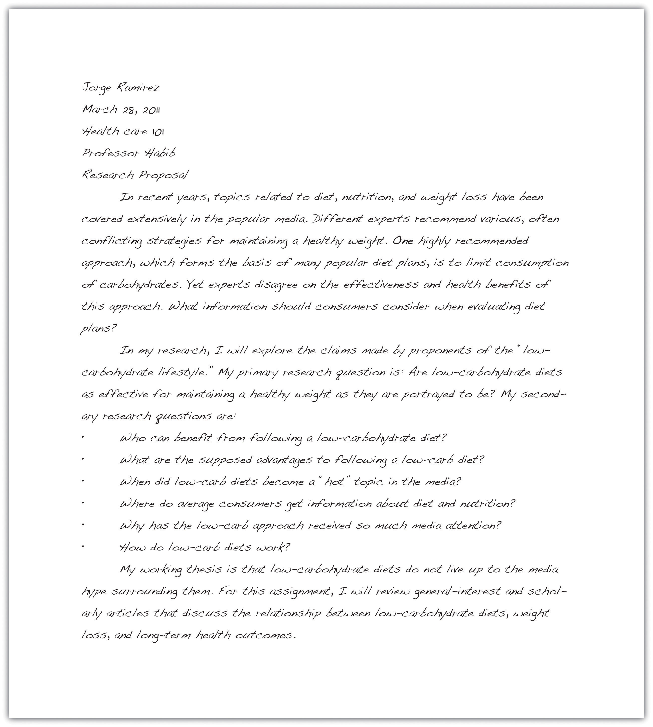 Steps In Developing A Research Proposal